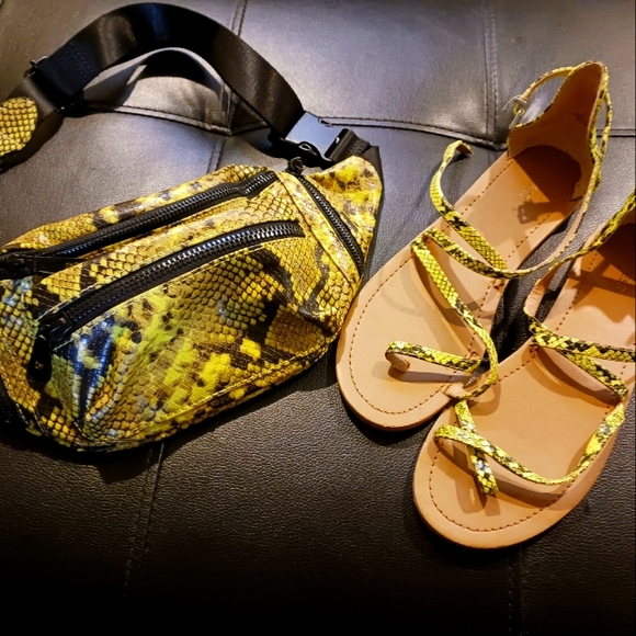 Aldo | Shoes | Fanny Pack And Sandles | Poshmark